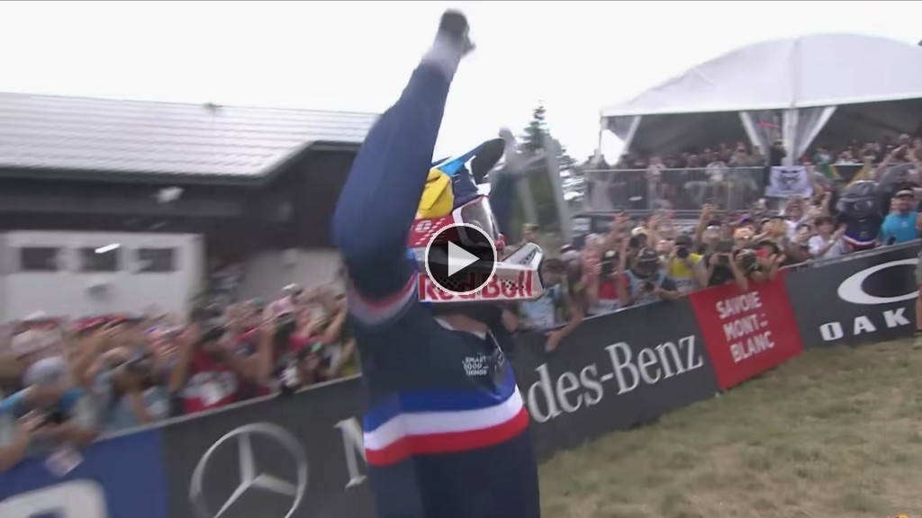 Fastest One Down is the Word Champion | Winning Runs from Les Gets ...