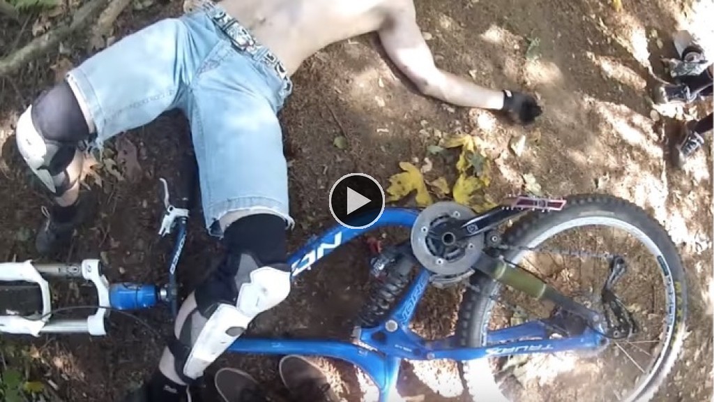 #WipeoutWednesdays: Destroyed Bike Frame – Big Crash Norco MTB Into ...