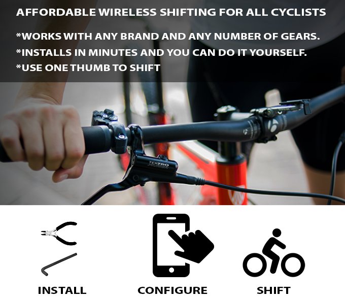 XSHIFTER The World s First Universal Wireless Shifting System IMB Free Mountain Bike Magazine Online