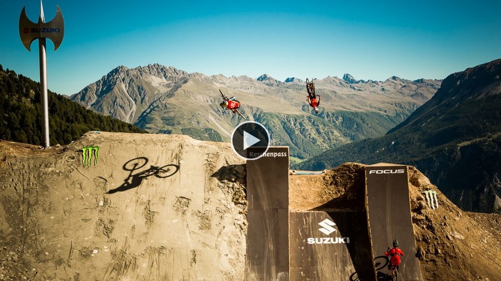 Sam Reynolds | Huge Quarterpipe Air | Suzuki Nine Knights MTB 2016 ...