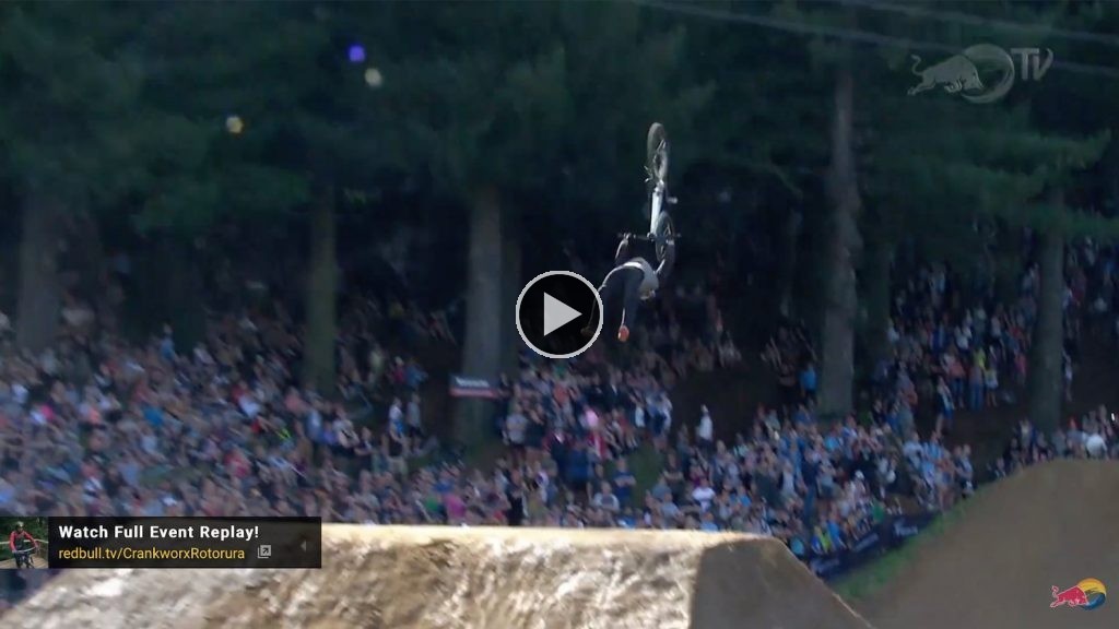 Nico Scholze’s Massive Backflip Tsunami at Crankworx Rotorua 2017 | IMB ...